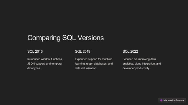 Compare SQL changes | SQL Database Modeler | PPT Compare SQL changes | SQL Database Modeler | PPT