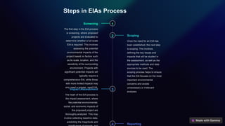 Report on Environment impact assessment. | PPTX