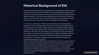 Report on Environment impact assessment. | PPTX