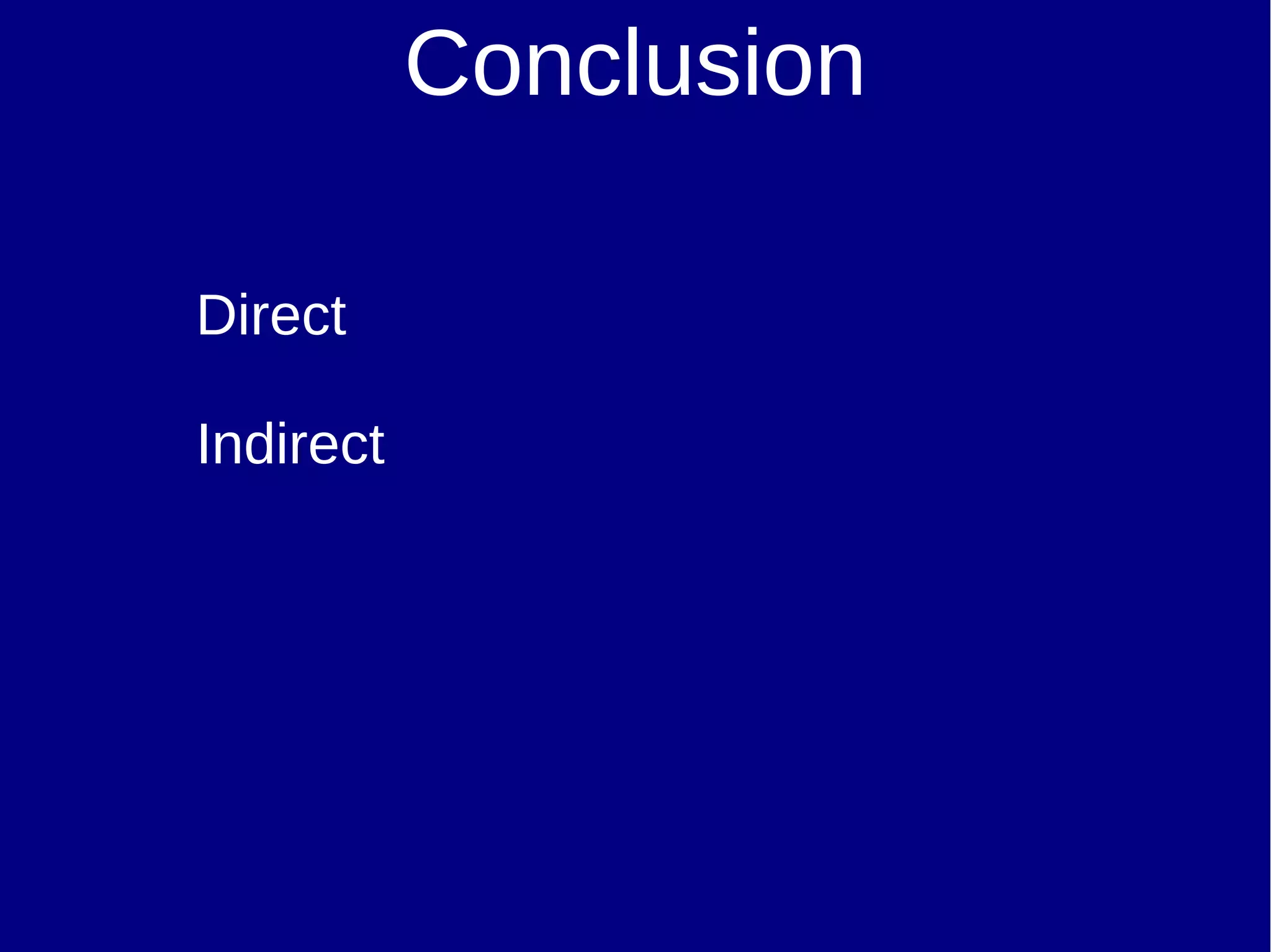 Direct Indirect Assessment Items | ODP