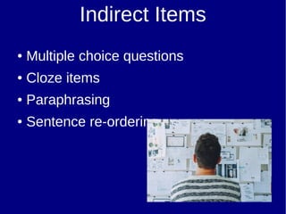 Direct Indirect Assessment Items | ODP