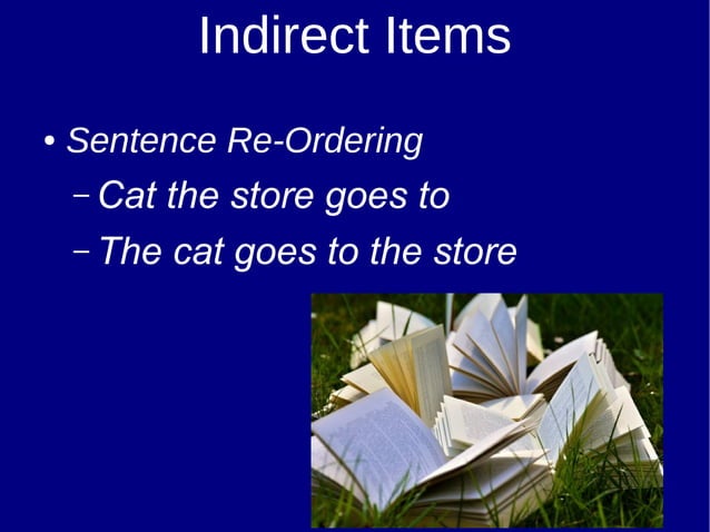 Direct Indirect Assessment Items | ODP
