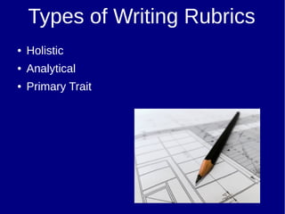 Types of Writing Rubrics | PPT