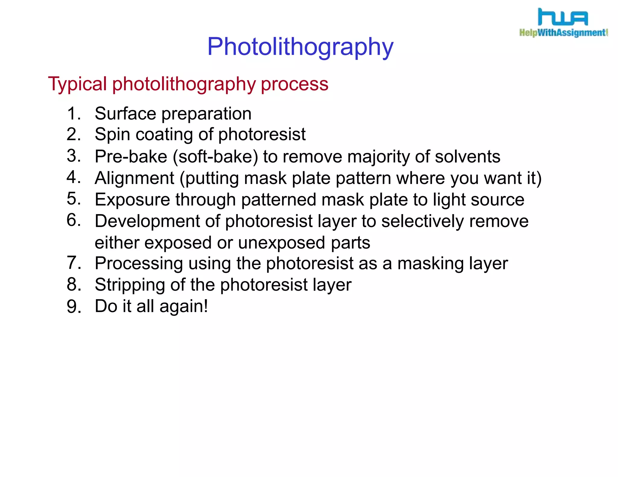 Microsystems Technologies: Basic concepts and terminology | PPTX
