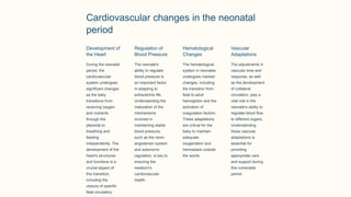 Neonatal physiology , respiratory adaptation in the neonate | PPTX