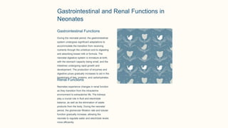 Neonatal physiology , respiratory adaptation in the neonate | PPTX