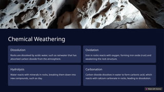 Exogenic Process: How Weathering Shapes the Planet | PPT