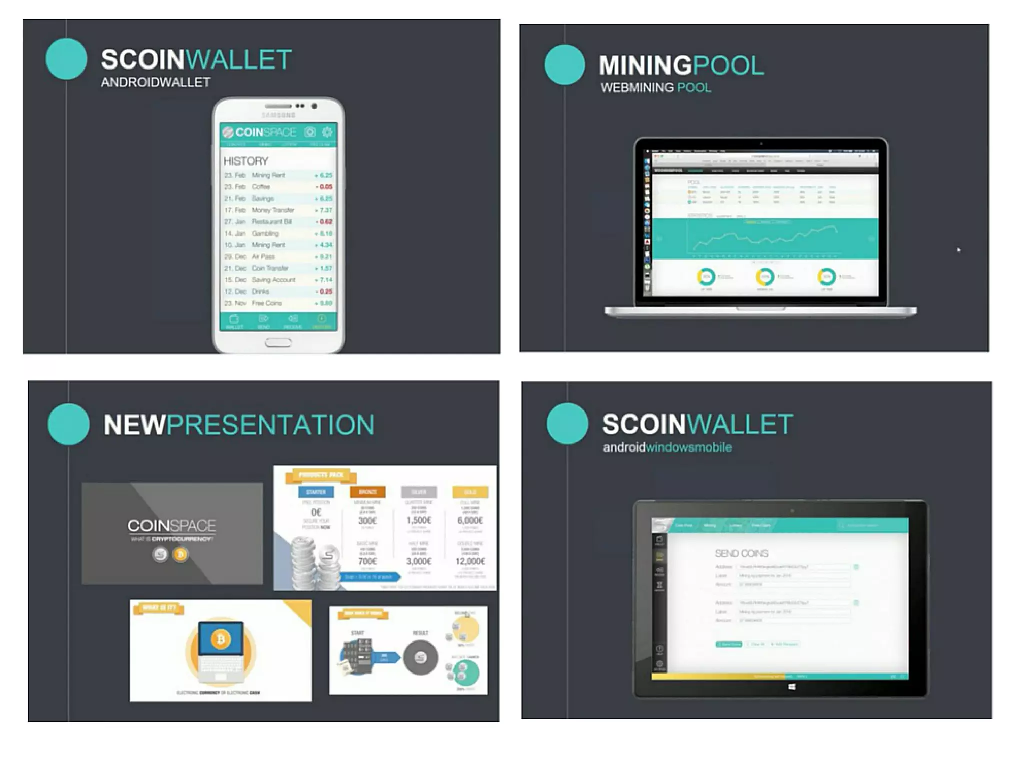 Slideshare Presentation Cryptocurrency and Coinspace | PDF
