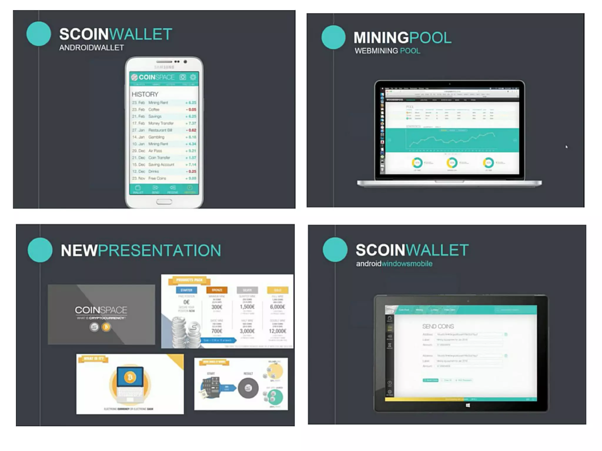 Slideshare Presentation Cryptocurrency and Coinspace | PDF