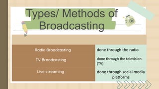 BROADCASTING | PPT | Free Download