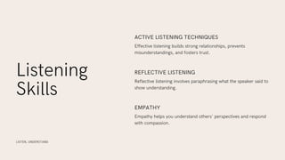 Listening in communication concepts mastering | PDF