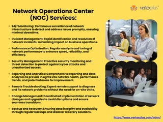 Enhancing IT Infrastructure with NOC Services | PPT