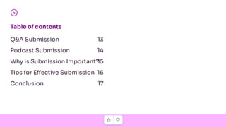 A Simple Guide to Types of Submission in SEO | PPT