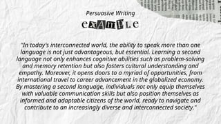 Types of Writing for the average student to read | PPTX