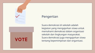SUARA DEMOKRASI KURIKULUM MERDEKA KELAS SMP | PPTX