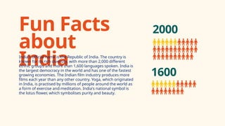 India and it's geographical features and culture | PPTX