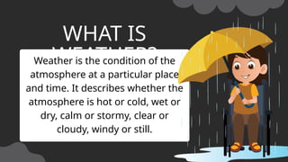 Different Types of Weather for Grade School | PPTX