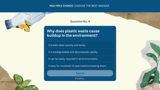 How Plastic Waste management solve environmental Issues | PDF
