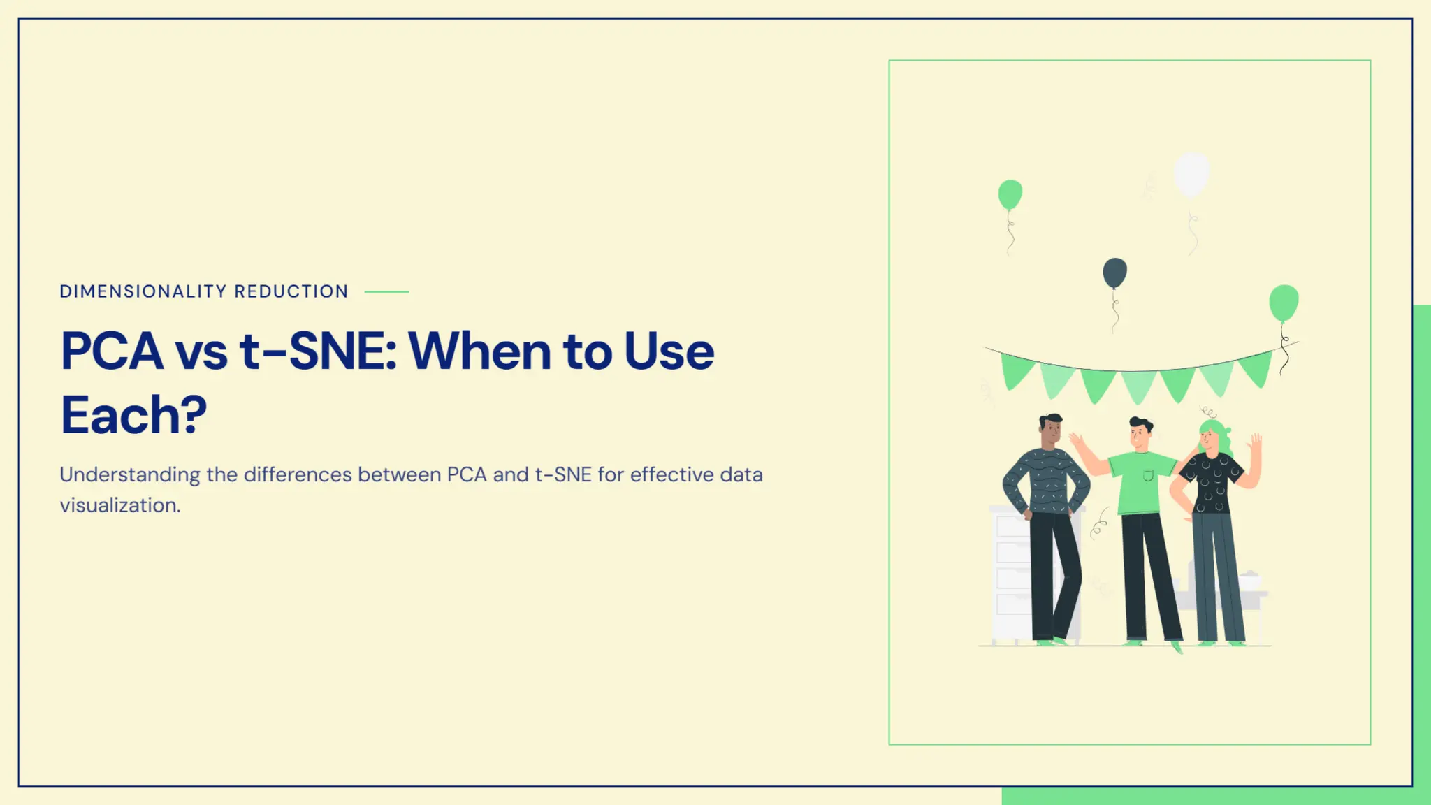 comparison between dimensionality reduction techniques : PCA vs t-SNE | PDF
