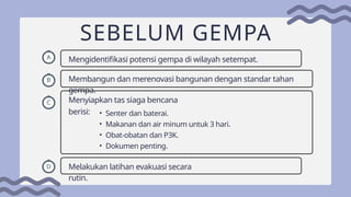 mitigasi bencana gempa sebagai sousi mitigasi bencana | PPTX