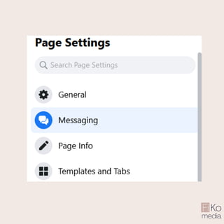 Facebook Messenger Automated Replies 1 Pdf