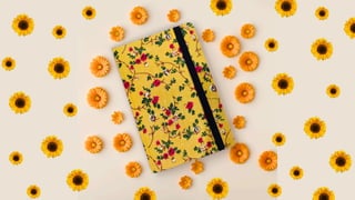 Yellow floral diary by Deskstore online shop | PDF