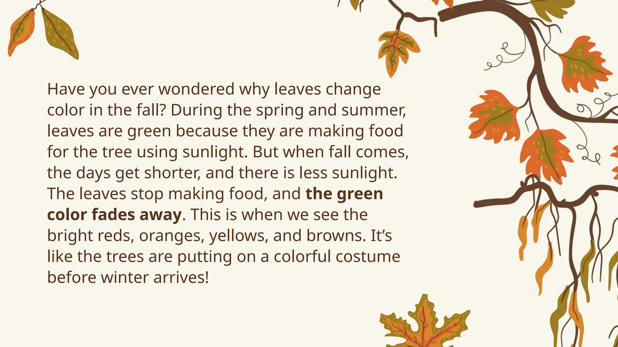 All About Fall Presentation - The Coolest Season | PPT