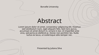 Thesis Defense presentation for students | PPTX