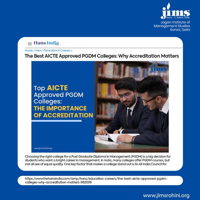 The Best AICTE Approved PGDM Colleges: Why Accreditation Matters | PDF