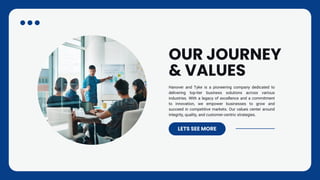 COMPANY PROFILE 2026 Hanover and Tyke is | PDF