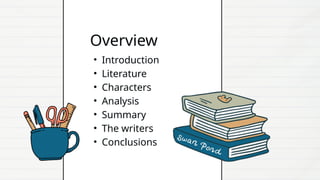 Power Point Template - Literature Project | PPTX