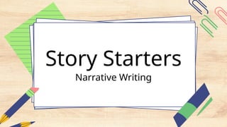 Story Starters Powerpoint Template For Download | PPTX