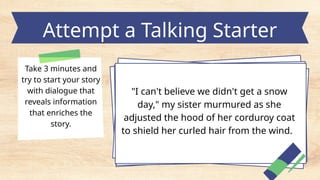 Story Starters Powerpoint Template For Download | PPTX