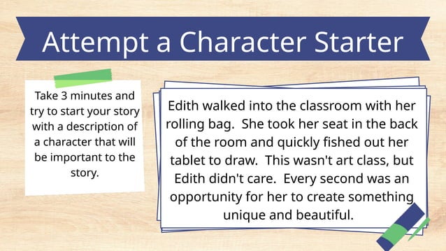 Story Starters Powerpoint Template For Download | PPT