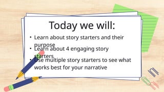 Story Starters Powerpoint Template For Download | PPT