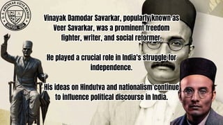 Vinayak Damodar Savarkar Punyatithi | ppt in pdf form | by Aarav Halankar| | PDF