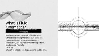 Comprehensive Study of Fluid Kinematics and Flow Visualization in ...