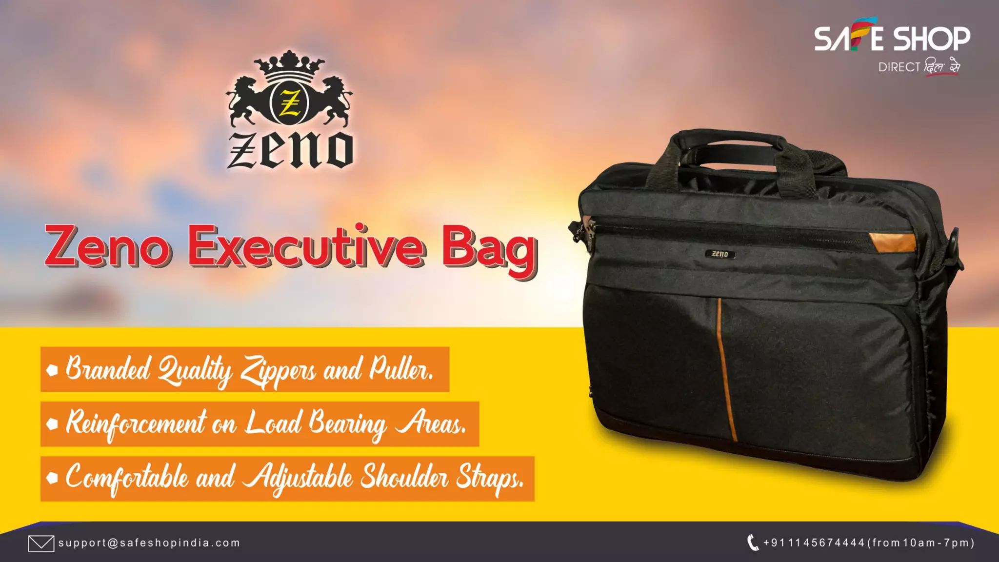 BAGS FOR MENS | Zeno Executive Bag | PDF