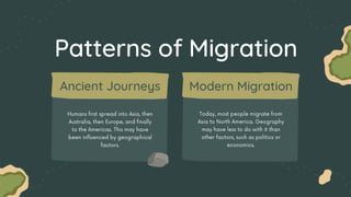 HUMAN MIGRATION | PPTX
