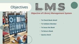 Library Management System (LMS 2018) Basic project with code | PPTX