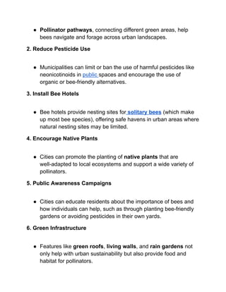 Pollinator Heroes: How Urban Beekeepers Are Boosting Bee Populations | PDF