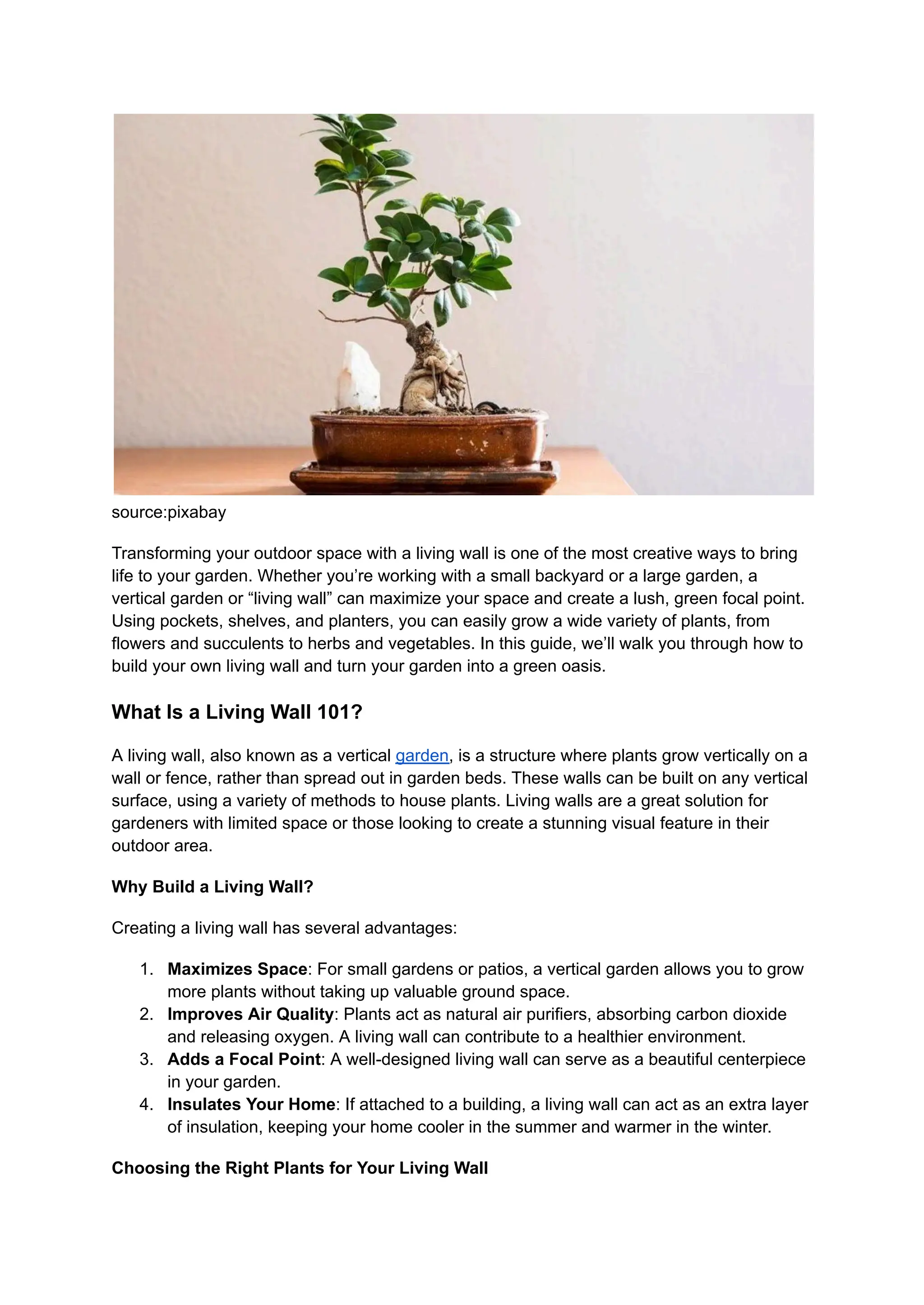 Living Walls 101: How to Use Pockets, Shelves, and Planters for a Green ...