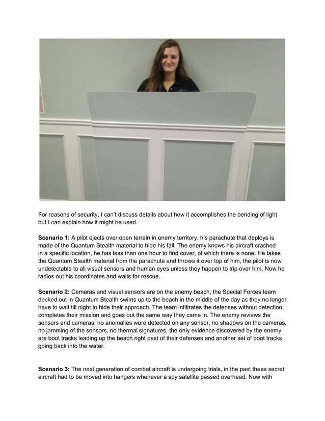 Quantum Stealth; The Invisible Military Becomes A Reality By Guy Cramer ...