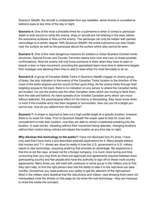 Quantum Stealth; The Invisible Military Becomes A Reality By Guy Cramer ...