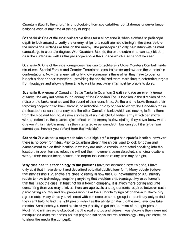 Quantum Stealth; The Invisible Military Becomes A Reality By Guy Cramer ...