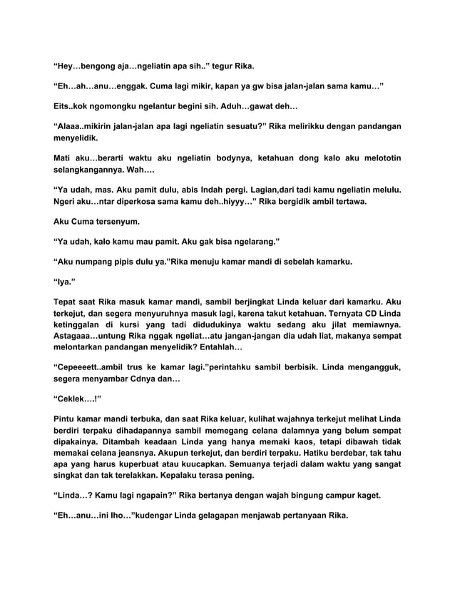 Cerita Dewasa Sensasi Mesum Bersama Sahabat Istriku | PDF