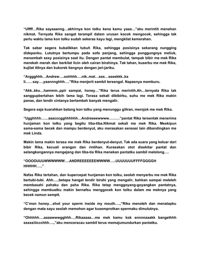 Cerita Dewasa Sensasi Mesum Bersama Sahabat Istriku | PDF