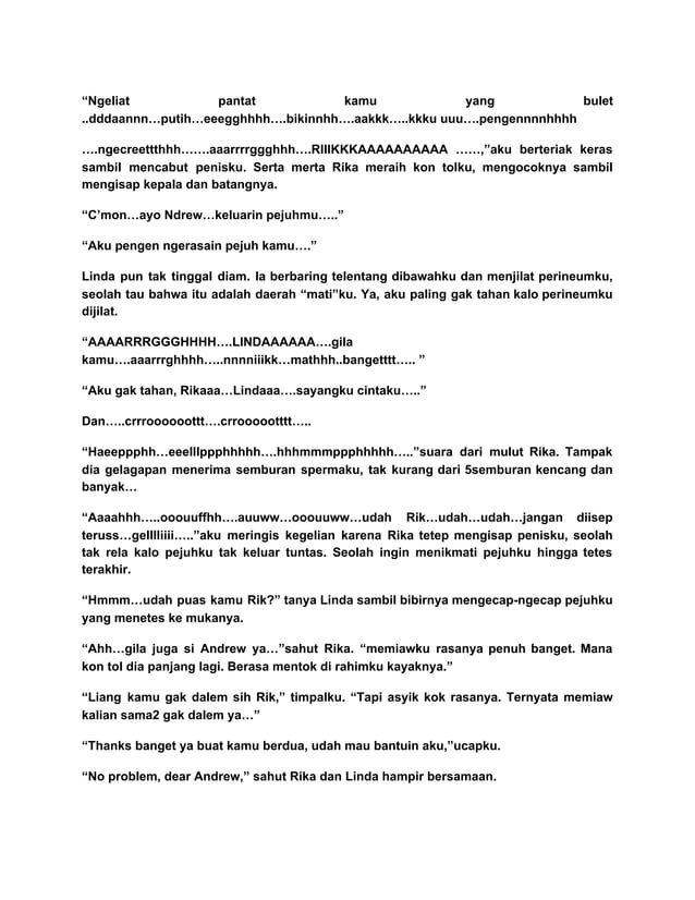 Cerita Dewasa Sensasi Mesum Bersama Sahabat Istriku | PDF