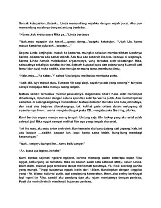 Cerita Dewasa Sensasi Mesum Bersama Sahabat Istriku | PDF