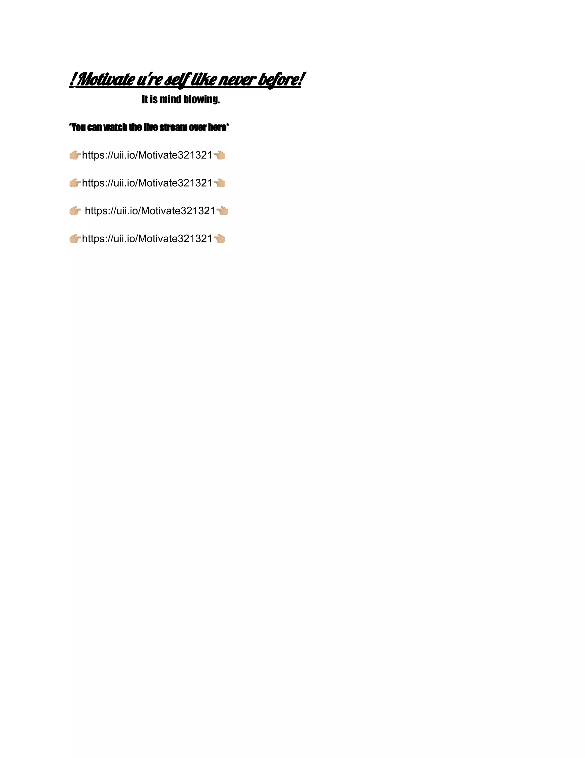 Daily motivation to jump start u're day with. | PDF